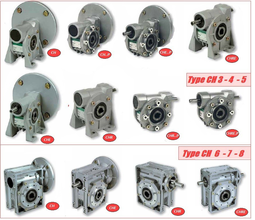 réducteur,roue, et, vis, san,s fin, Serie, CH07, BONFIGLIOLI