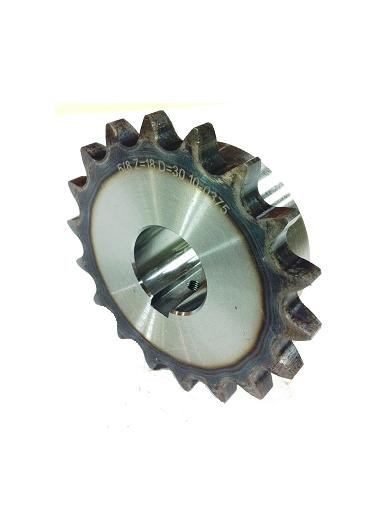 PIGNON SIMPLE - DENTURE TRAITEE - 08B1 - Pas 12,7 mm - Standard