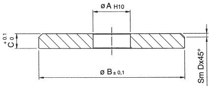 Rondelle acier C45 Phosphatée