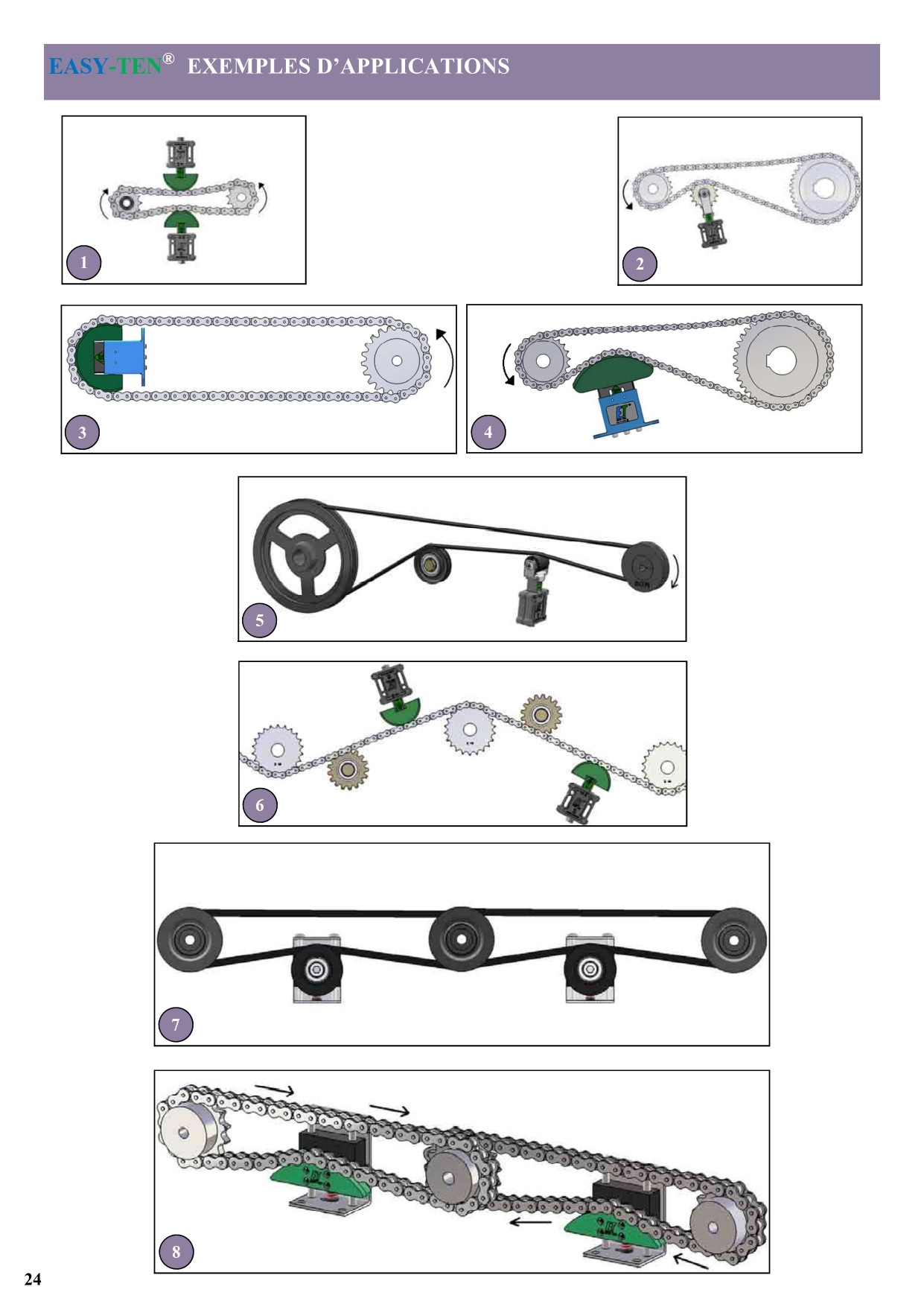 Tendeur EASY TEN - Type S avec Pignon