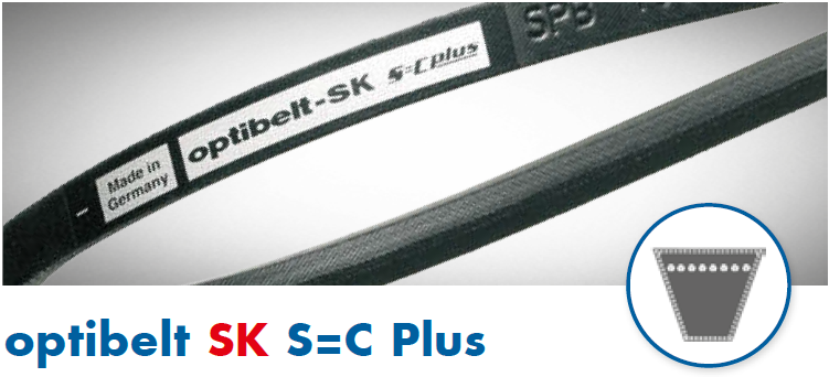 Courroie Premium - Optibelt SK - Section SPC - 22.0mm x 18.0mm
